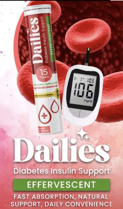 DAILIES DIABETES INSULIN SUPPORT EFFERVESCENT TABLET | Lazada PH