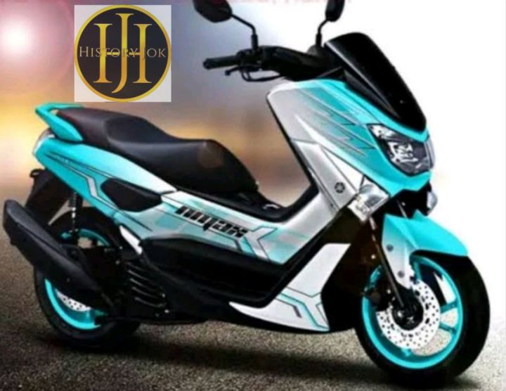 stiker decal nmax old full body motif gradasi tozca putih | Lazada ...