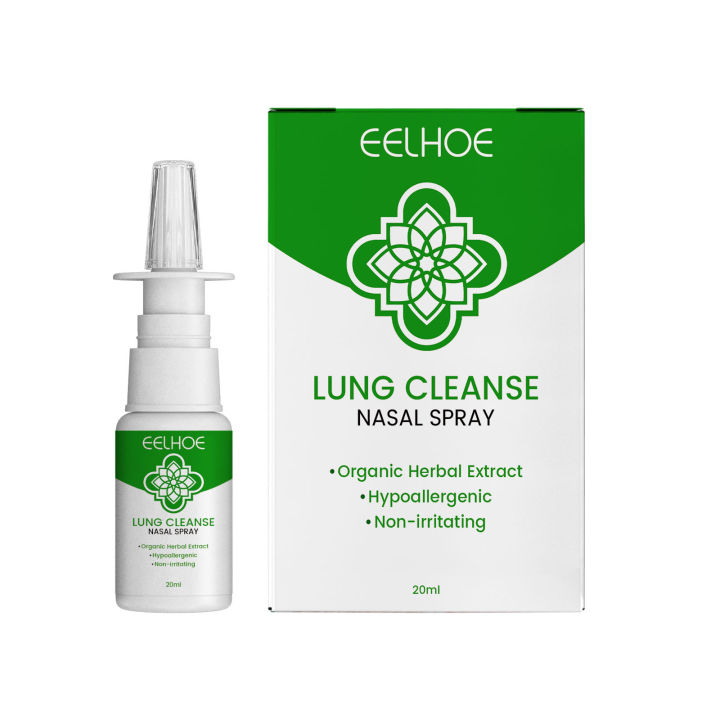Eelhoe Lung Cleanse Nasal Spray Relieves Nose Itching Sneezing Runny ...