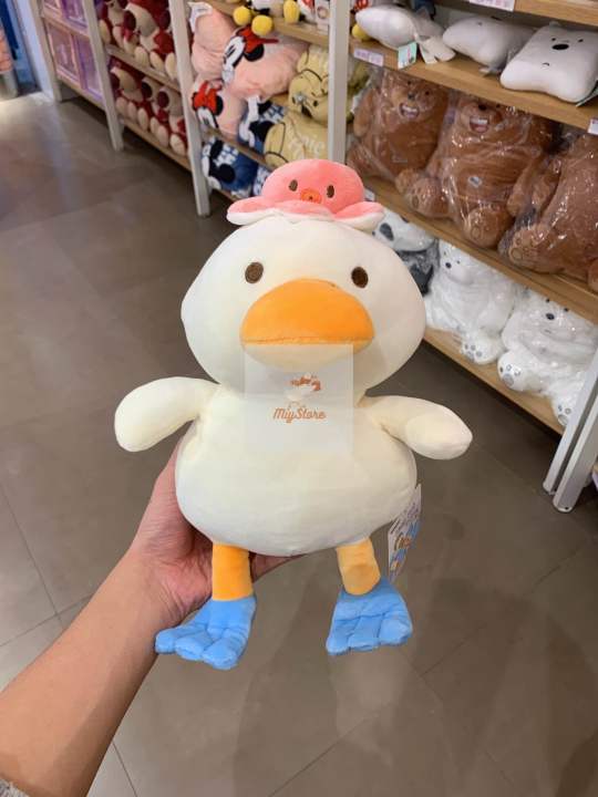 MINISO Boneka Bebek Selam Ukuran 25cm / 10in. Octopus Diving Duck Plush ...