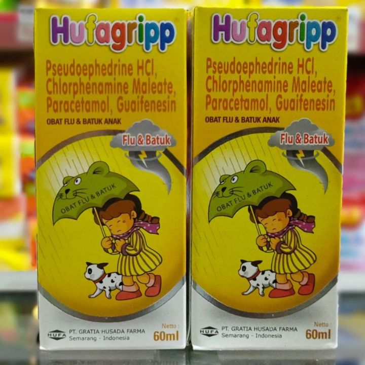 HUFAGRIPP FLU BATUK 60 ML / OBAT SIRUP HUFAGRIP FLU BATUK 60ML SYRUP ...