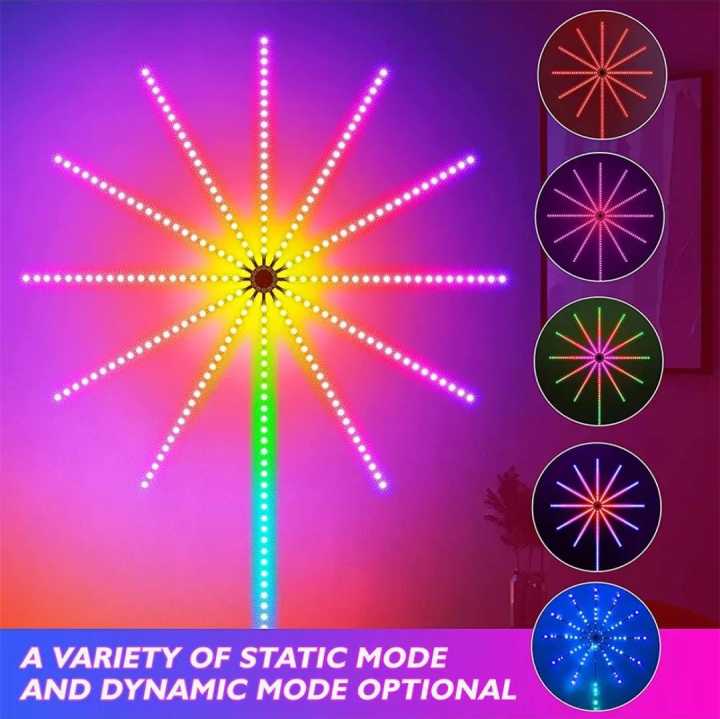 Running lampu strip rgb model kembang Api Waterproof LED Hias Dinding ...