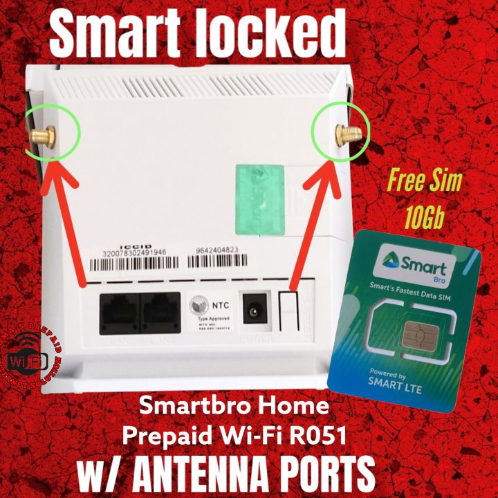 Modified Smart bro Prepaid Home Wifi With External Antenna/Ports Smart ...