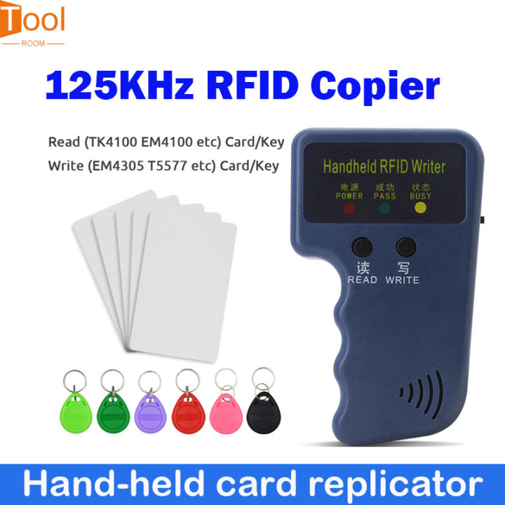 RFID Copier 125KHz Card Write Reade Handheld T5200 Tag Rewritable ...