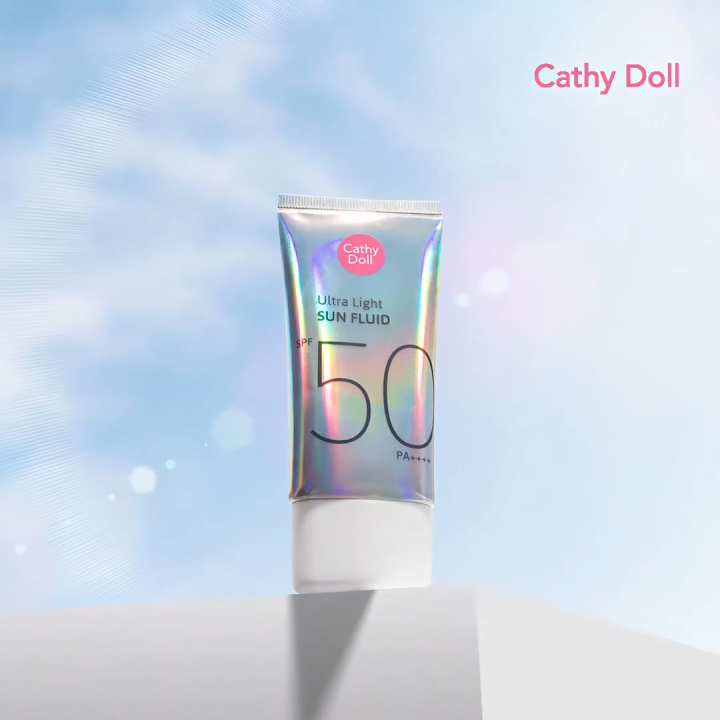 Cathy Doll Ultra Light Sun Fluid SPF50+ PA++++ เคที่ ดอลล์ ครีมกันแดด ...