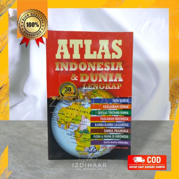 Atlas Indonesia Dan Dunia 38 Provinsi Terbaru | Lazada Indonesia