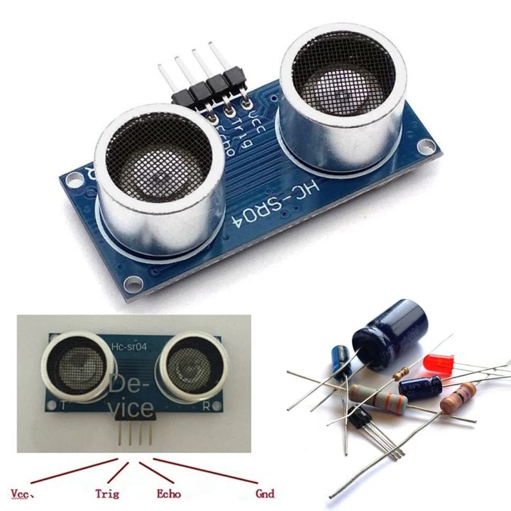 1 6pcs Ultrasonic Module Hc Sr04 Distance Measuring Transducer Sensor Hcsr04 To World Ultrasonic
