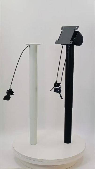 Adjustable Height Desk Mechanism with Flip-Up Table Top, Pneumatic ...