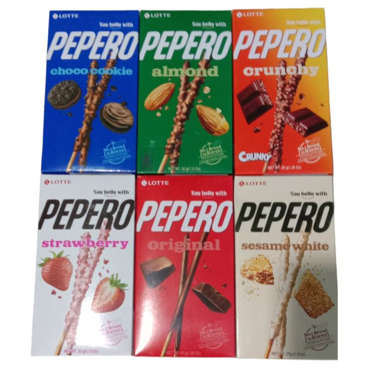 LOTTE PEPERO in 9 different flavors! (No. 1 Brand in Korea) Pinoy's ...