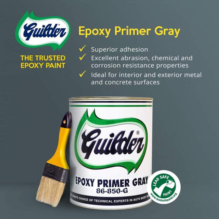 GUILDER Epoxy Primer Grey with catalyst (4 liters) | Lazada PH