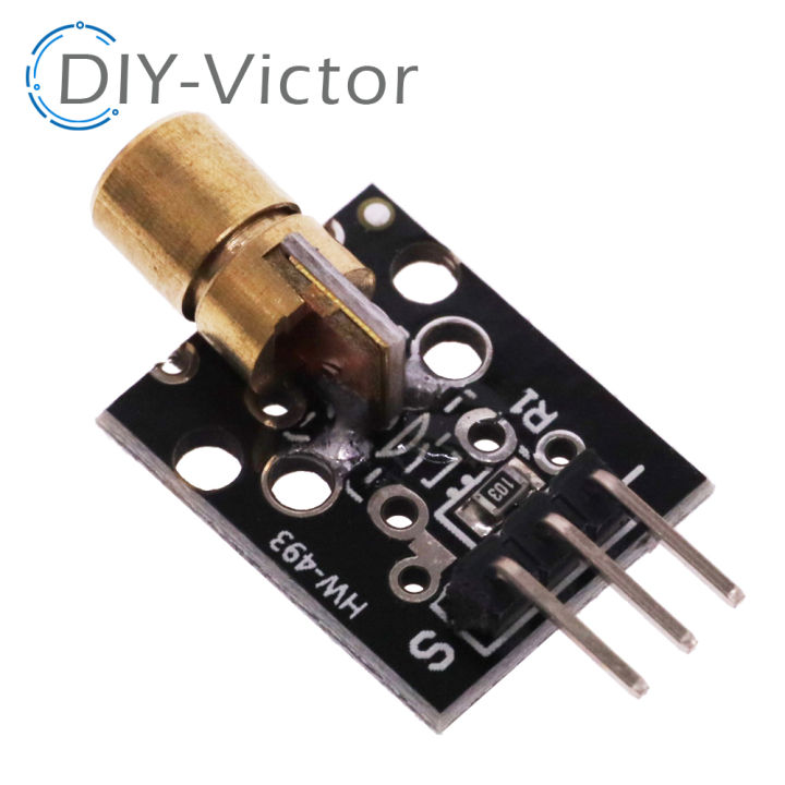 KY-008 650nm Laser Sensor Module 6mm 5V 5mW Red Dot Diode Copper Head ...