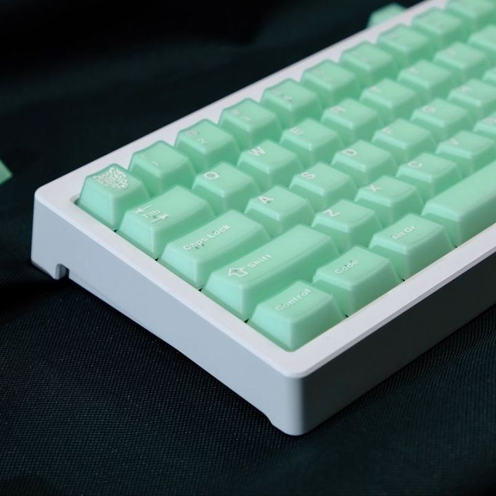 【Keycap Only】Cyan Jade Translucence Keycap 114 Keys 6.25U 7U Spacebar ...