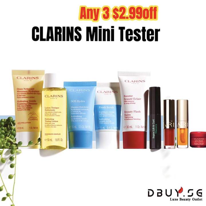 CLARINS | 💯 Authentic Assorted Experience Mini Sample Tester Travel ...