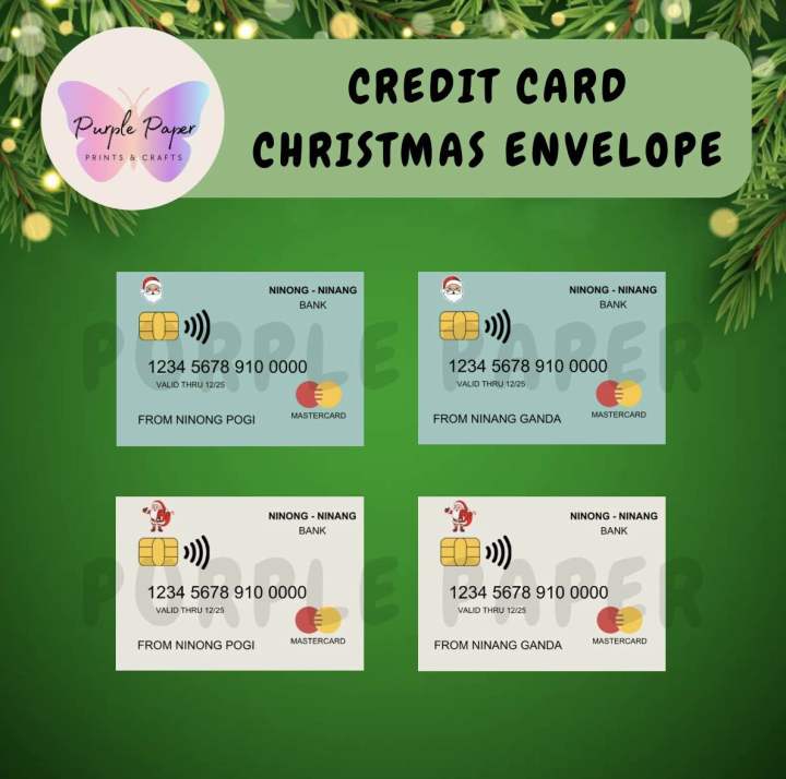Christmas Envelope Credit Card Design | Lazada PH