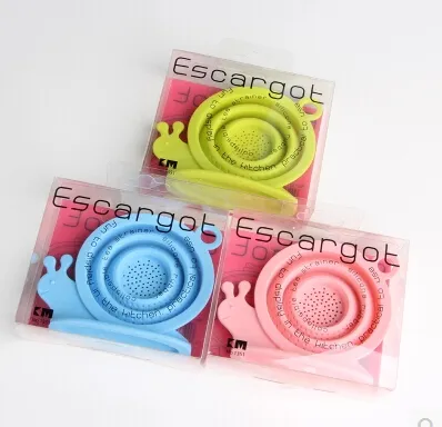 KM1351 Snail Silicone Tea Strainer Filter Net Tea Draining Ball Tea ...