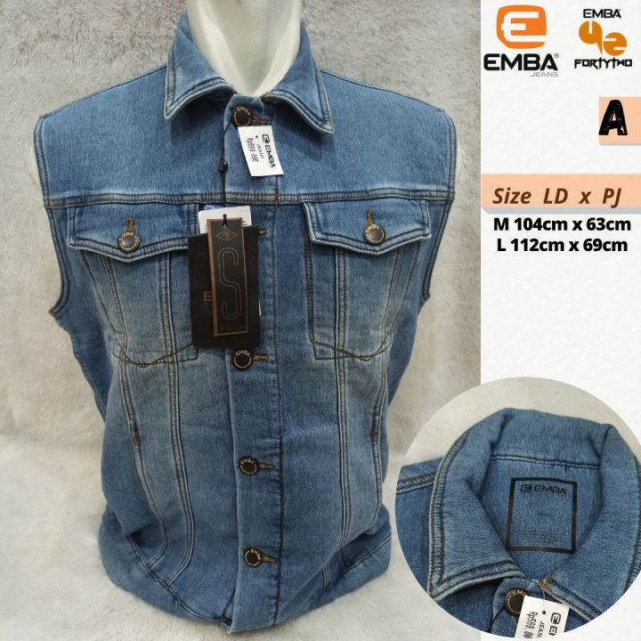 Rompi Jeans Pria EMBA 100% | Lazada Indonesia
