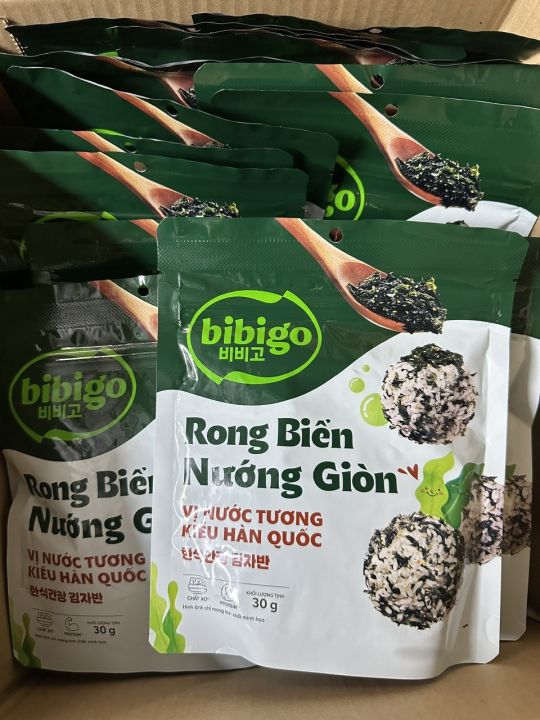 Rong biển vụn rắc cơm trộn cơm Hàn Quốc Bibigo gói 50g cho bé thực phẩm ...