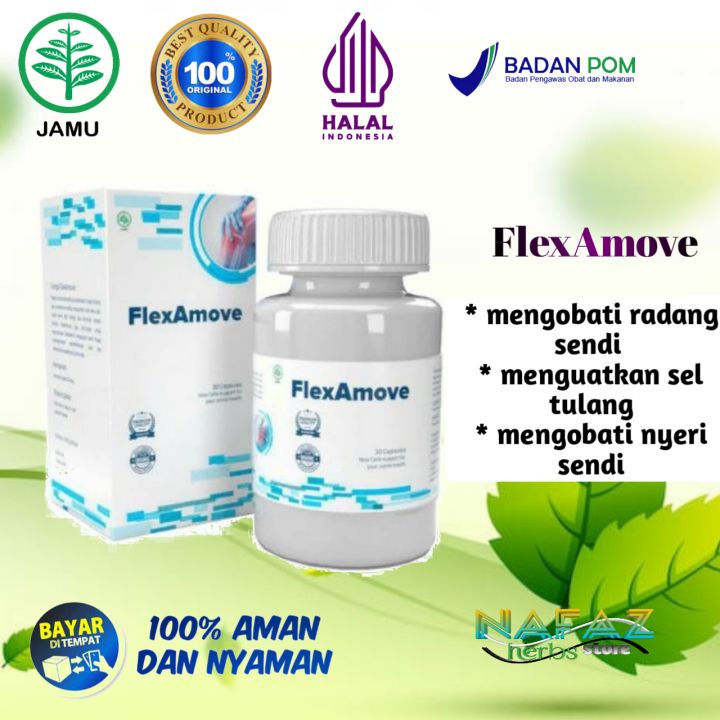 herbal FLEXAMOVE Obat nyeri sendi terbaik resmi BPOM | Lazada Indonesia