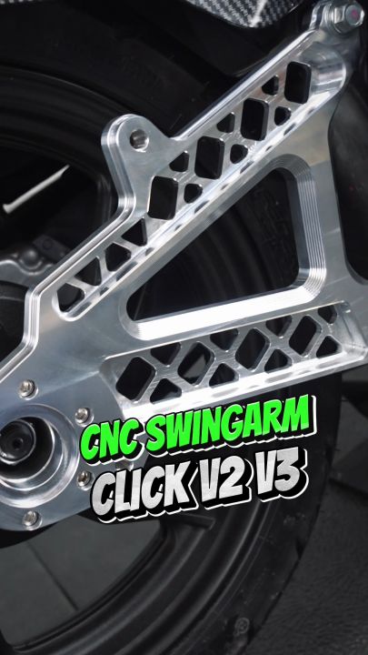 ARM Premium Swing Arm CNC 2-Color Aluminum Design For Click 125/150 v2 ...