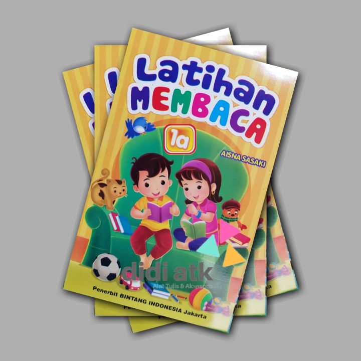 Buku Latihan Membaca Untuk Anak Paud & TK Jilid 1A | Lazada Indonesia