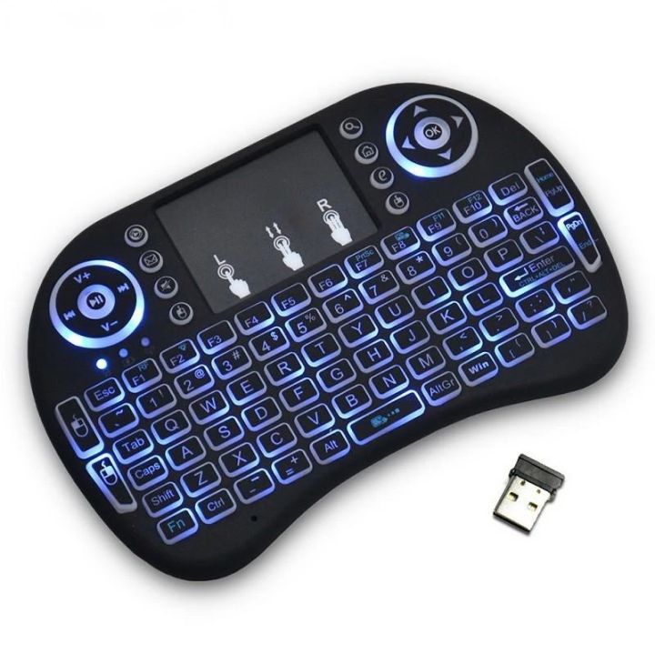 I8 Mini 2.4Ghz Wireless Touchpad Keyboard For Android TV Box Xbox Smart ...