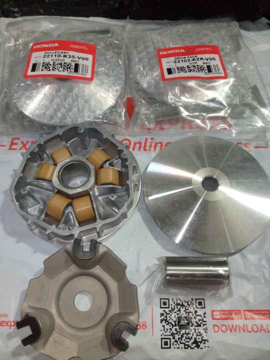 Honda click 125 pulley set w/ drive face | Lazada PH