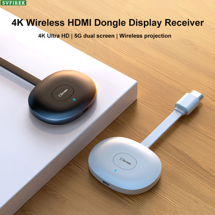 4K Ultra HD Wireless HDMI Dongle Display Receiver 1080P Mobile Wireless ...