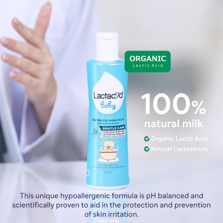 Lactacyd Baby Gentle Care - 2in1 Body Wash and Hair Shampoo 250mL ...