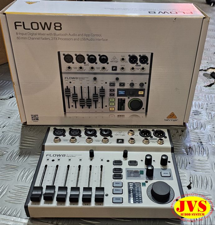 Behringer Flow 8 Digital Mixer with Bluetooth Audio and App Control ...