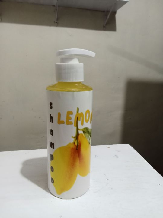 Lemon Shampoo ,made from real lemon with long lasting fruity scent and ...