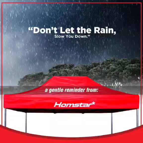 Retractable Tent Homstar with Logo Complete Set Subok na Matibay Easy ...