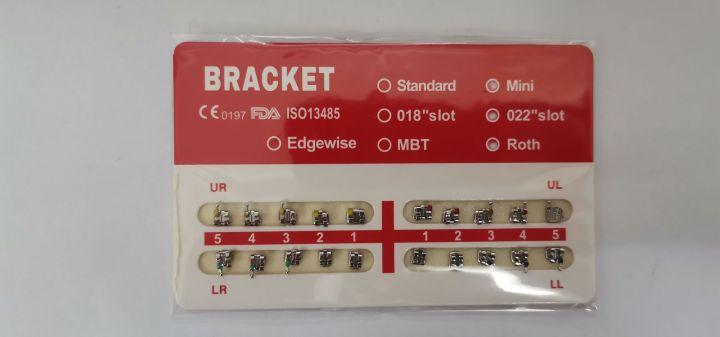 dentaL Brackets red paper soLd per set/pck | Lazada PH