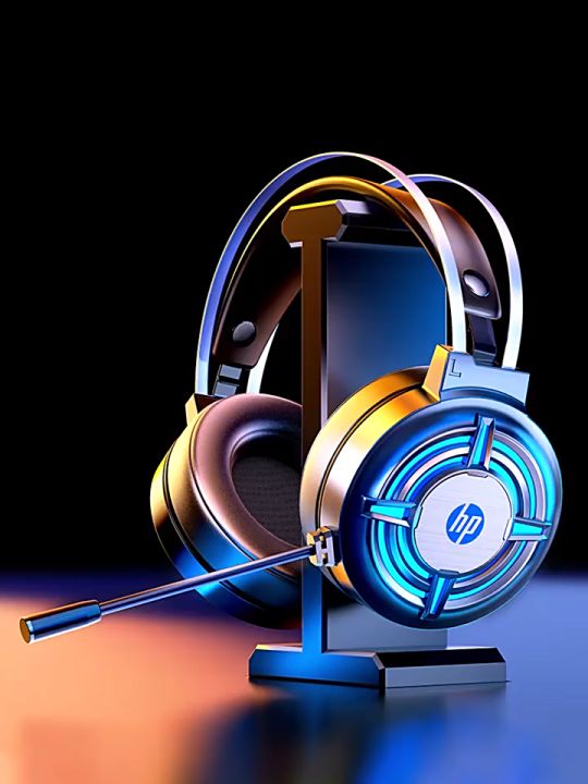 HP H120 Gaming Headset Heavy Bass Cold Light PC headset with ...