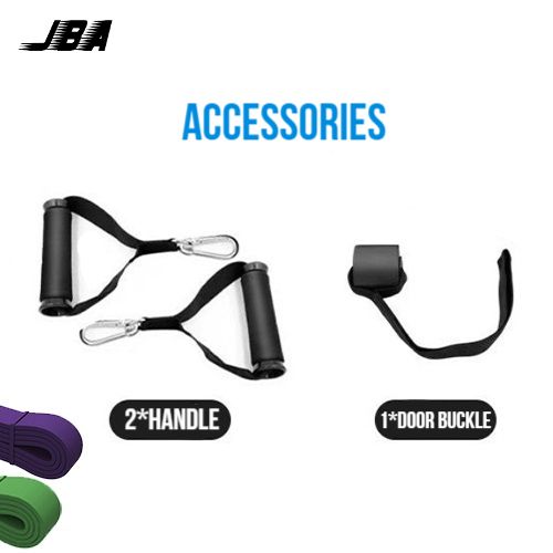 JBA Resistance Band Accessories Suit Include Handles Door Anchor Ankle ...