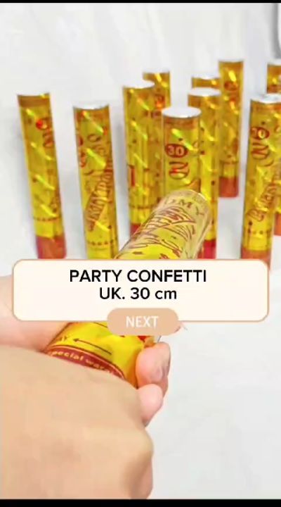 Party Popper Confetti / Konfeti / Confeti / semburan kertas/Party ...