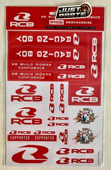Racing Boy Official Merchandise Sticker Set | Lazada PH