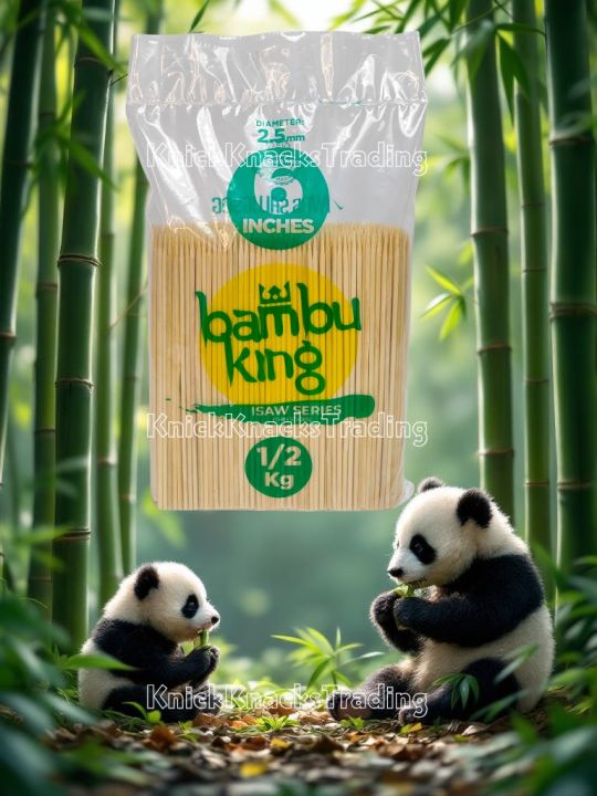 BAMBU KING 6INCHES 1/2KG BBQ STICK | Lazada PH