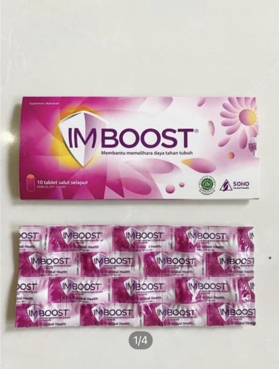 Imboost Dewasa Vitamin Obat Daya Tahan Tubuh Imun Tablet Strip Isi 10 Pcs | Lazada Indonesia
