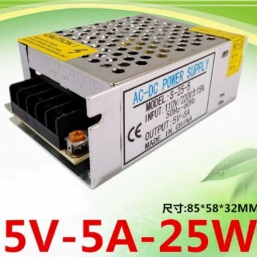 Power supply 5V 5A switching psu led p10 ws2812b arduino dll projects ...