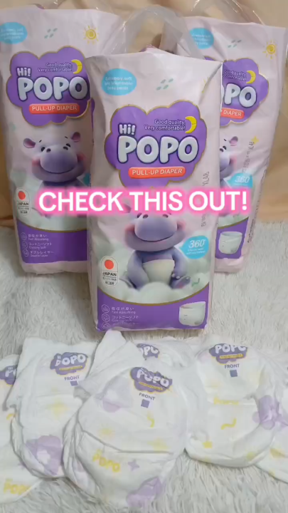 Hi! PoPo PH 2025 [BUY 1 TAKE 1] Pull-Up Baby Diaper Disposable Skin ...
