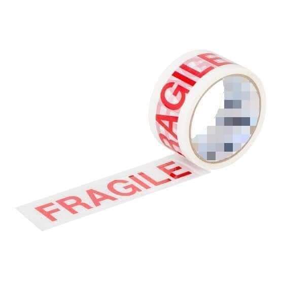 Fragile Stickers Tapes Warning Packing Label Packaging Tape Clear Tape ...