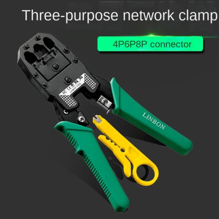 LINBON Hot RJ45 RJ11 RJ12 CAT5 Network Lan Cable Wire Stripper Crimper ...