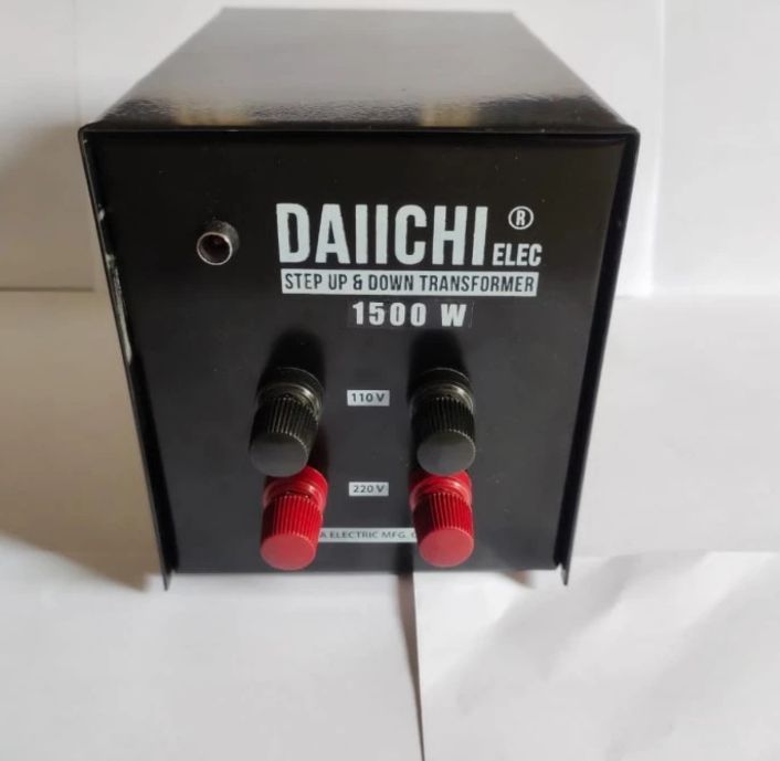 Trafo Step Down & Up 1500 Watt Transformer Merk DAIICHI | Lazada Indonesia