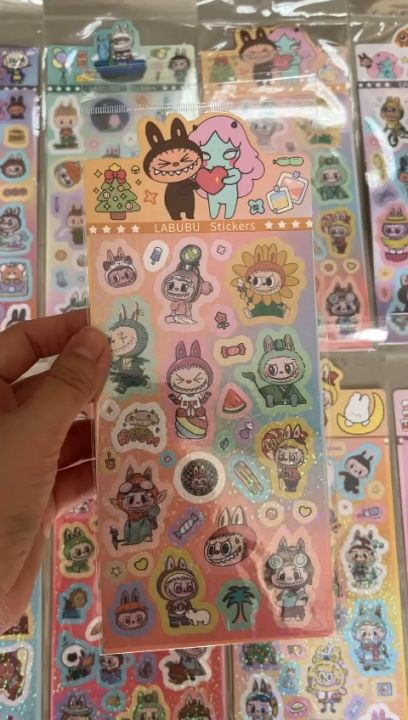 Sticker Labubu Popmart Stiker Labubu Hologram Besar | Lazada Indonesia
