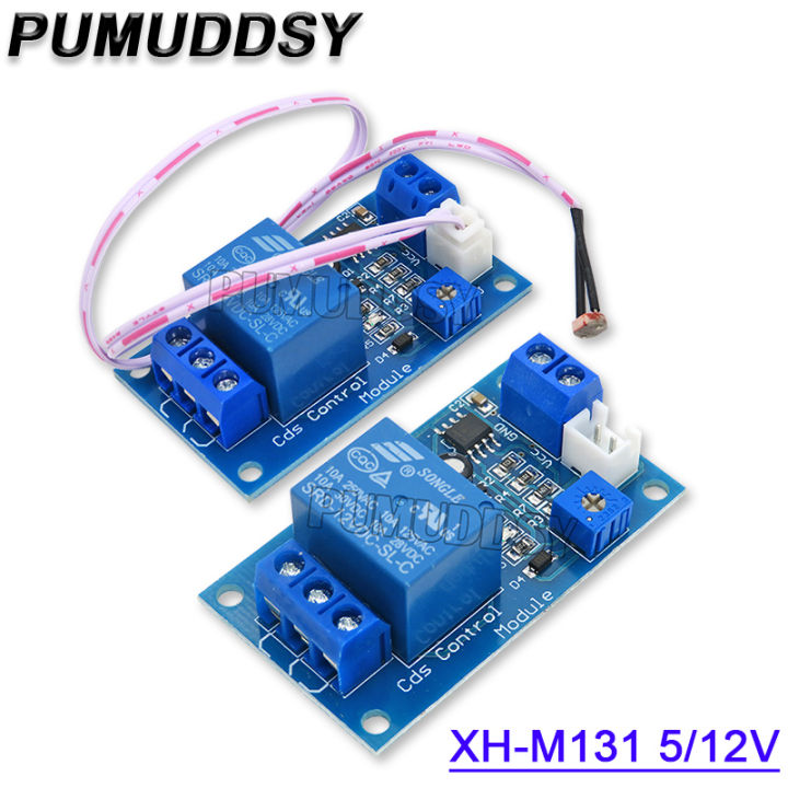 Dc 5v 12v Xh M131 Light Control Switch Photoresistor Relay Module