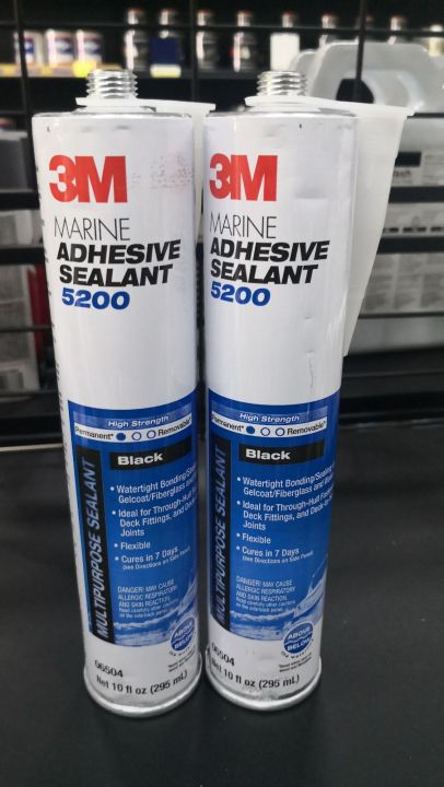 3M 5200 / 4000 Marine Adhesive Sealant, Black / White (FAST CURE ...