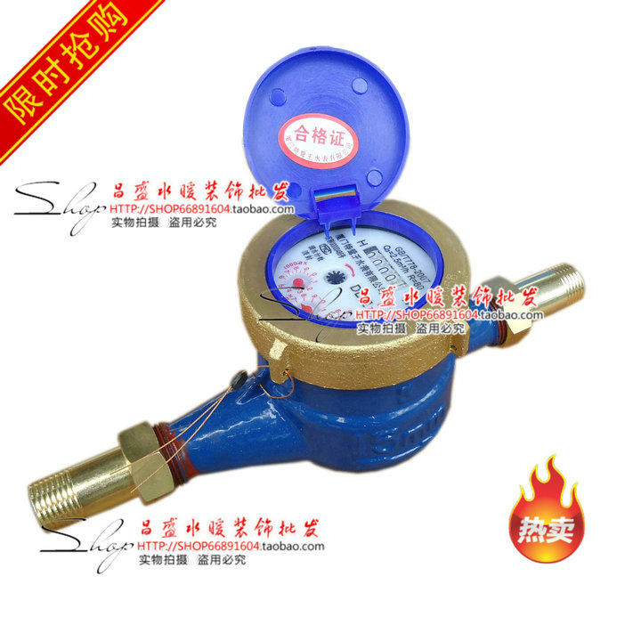 Tleur King Water Meter Ordinary Drip Water Meter 4 Fen 6 Fen 1 Inch ...