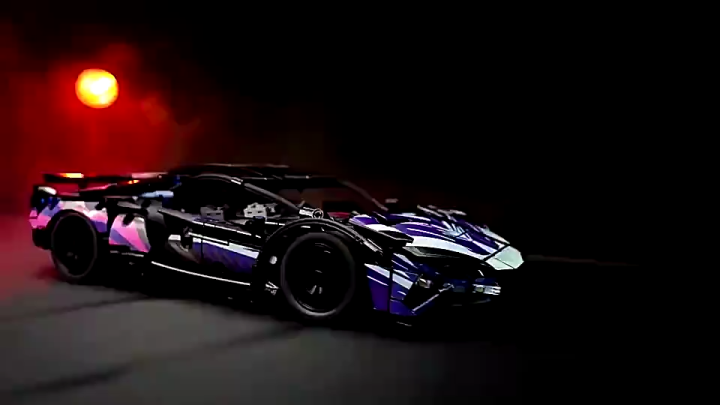 Lego building blocks Lamborghini building blocks racing toy large size ...