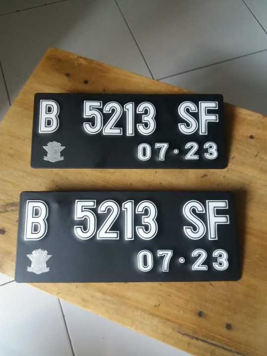 Plat Nomor Motor Huruf Modif | Lazada Indonesia