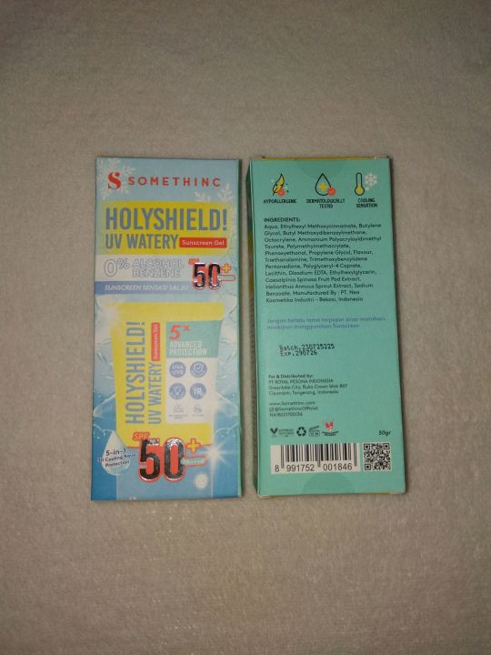 (New) Somethinc Holyshield UV Watery Sunscreen Gel 50g | Lazada Indonesia
